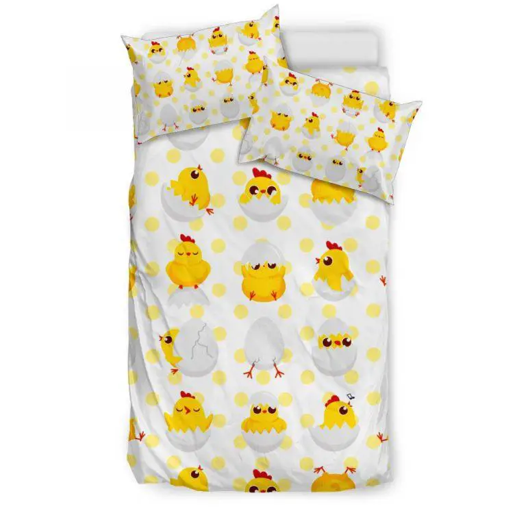 Baby Chickens and Eggs Pattern Bedding Set - Sand Creek Farm